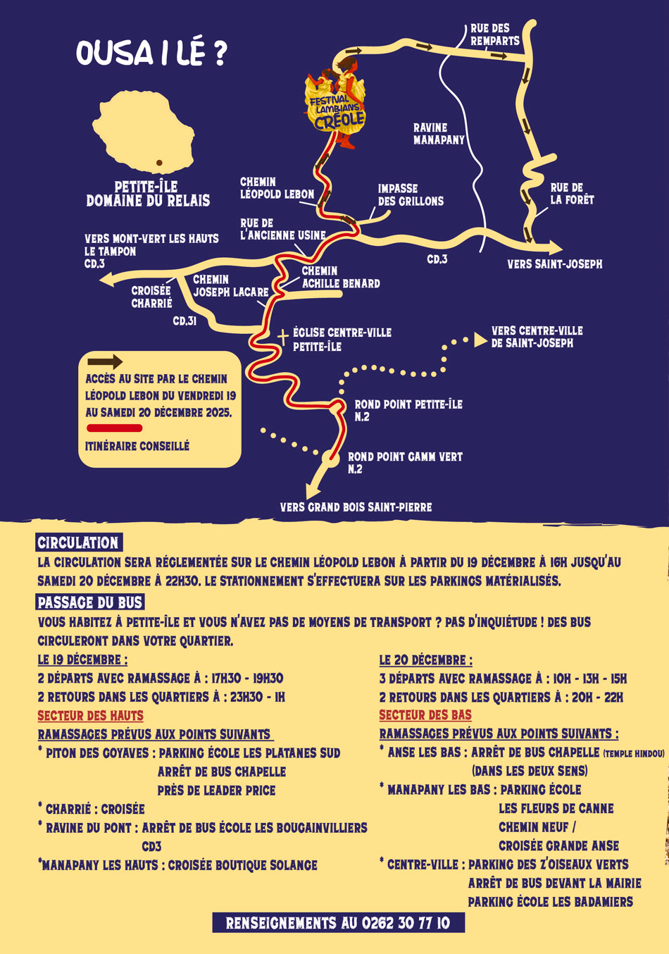 Festival lambians créole - Ville de Petite-Île